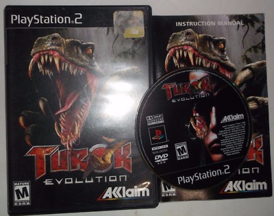 Turok: Evolution (Sony PlayStation 2, PS2, 2002) COMPLETE w/ Manual ...