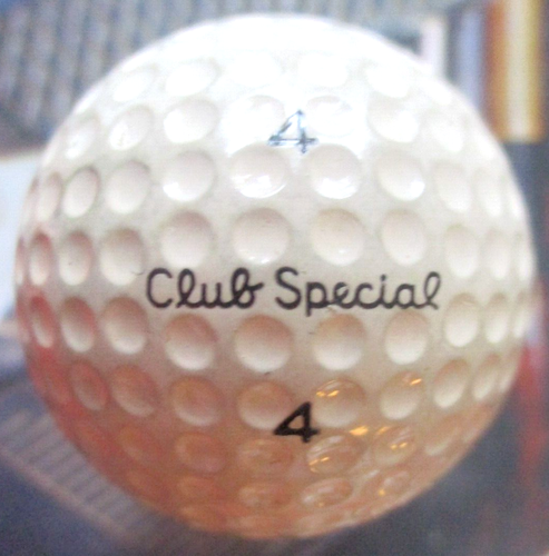vtg - CLUB SPECIAL Golf Ball - Acushnet - Dimple - #4 | eBay