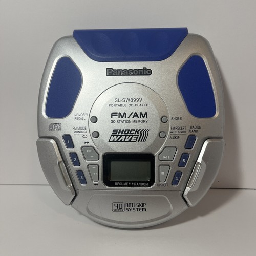 Panasonic SL-SW899V Shockwave Portable Walkman AM/FM CD Player Discman ...