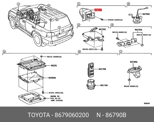 Genuine OE rear window camera, 8679060200 for TOYOTA 86790-60200 | eBay.de