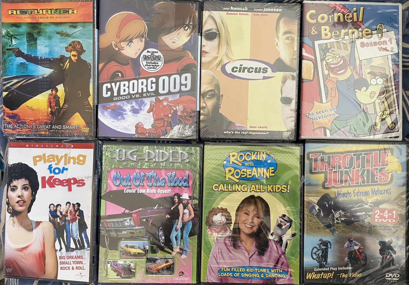 Wholesale DVD Lot - Set of 8 Brand New Factory Sealed DVDs as Pictured ...