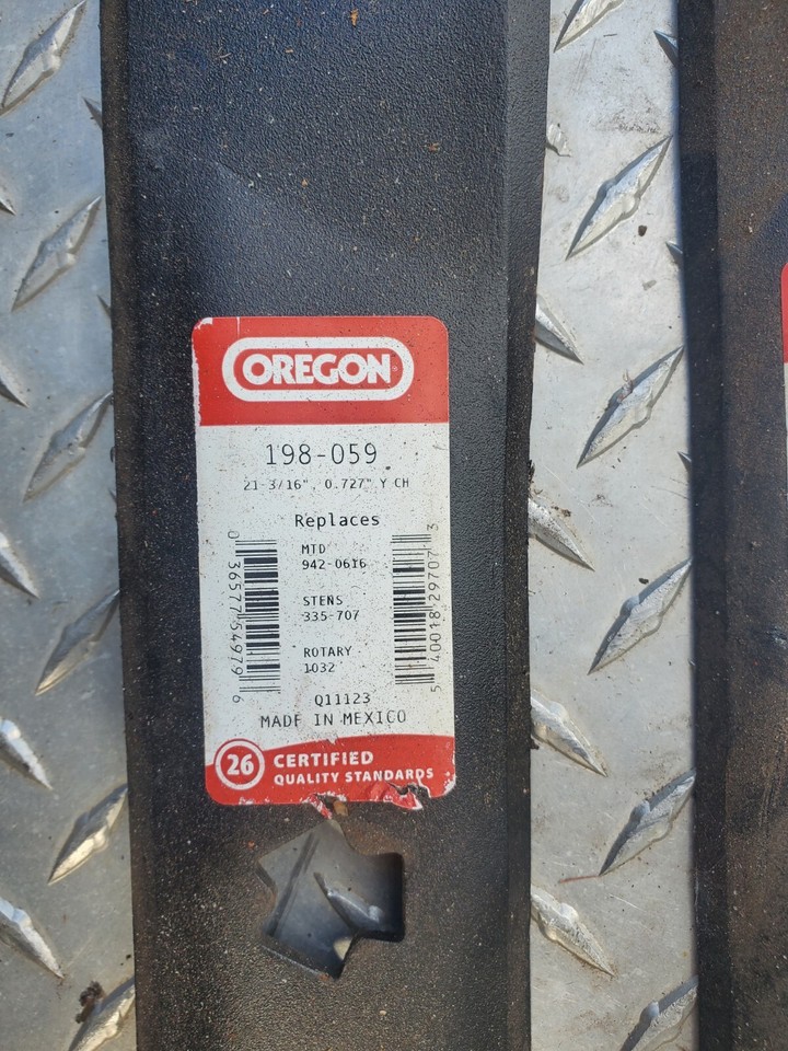 Lawn mower blades Oregon 198-059 | eBay