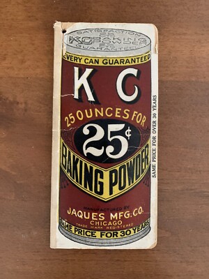 KC Baking Powder Notebook - Vintage Advertising | eBay