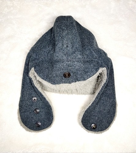 Vintage 1960 Original Swiss Army Winter Wool Brero Suisse Grey Bomber ...