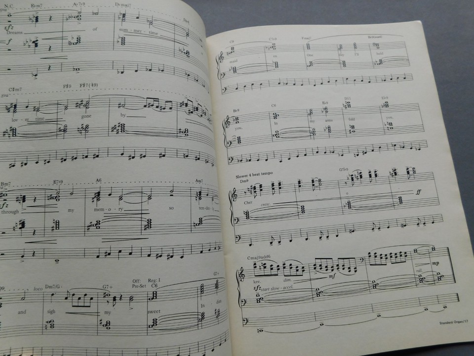 Sheet Music magazine- 1981 Organ - Big Band: In the Mood, MS Mud ...