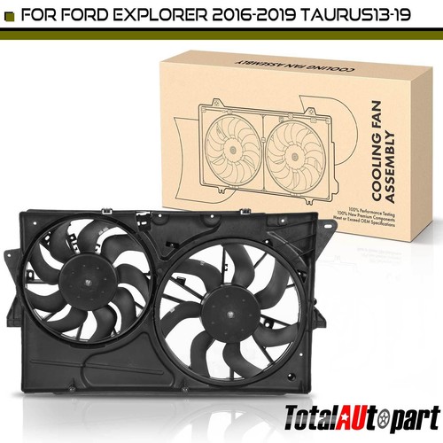Radiator Cooling Fan Assembly w/ Shroud for Ford Explorer 2016-2019 ...