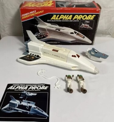 1980 Fisher Price Adventure People ALPHA PROBE Set #325 w/ box Tested ...