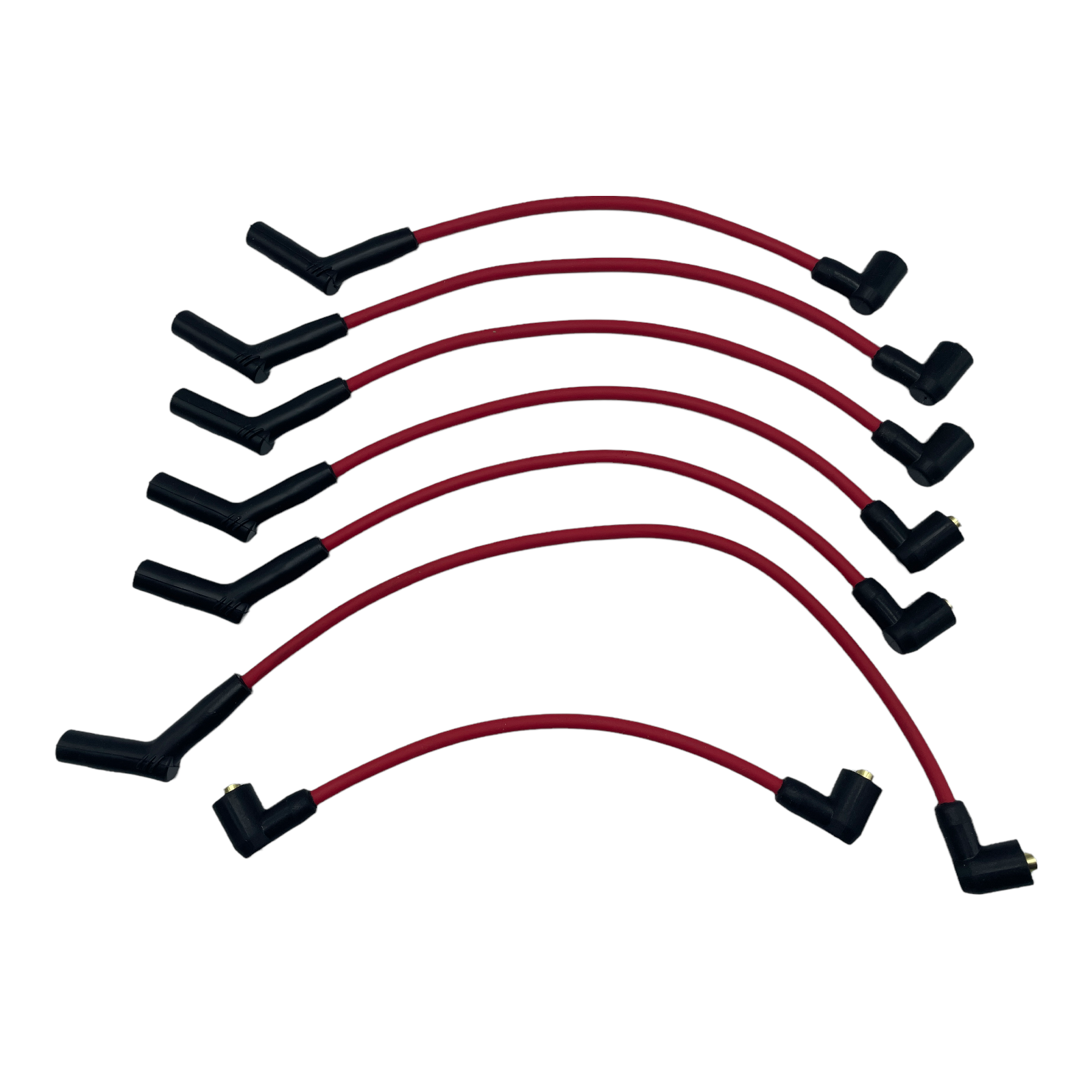 Triumph TR6 GT6 TR250 Red Spark Plug Wire Set 8mm | Silicone | Female ...