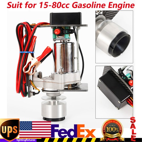 For 15-80cc Airplane Model Aircraft RC Engine Starter Gasoline Engine ...