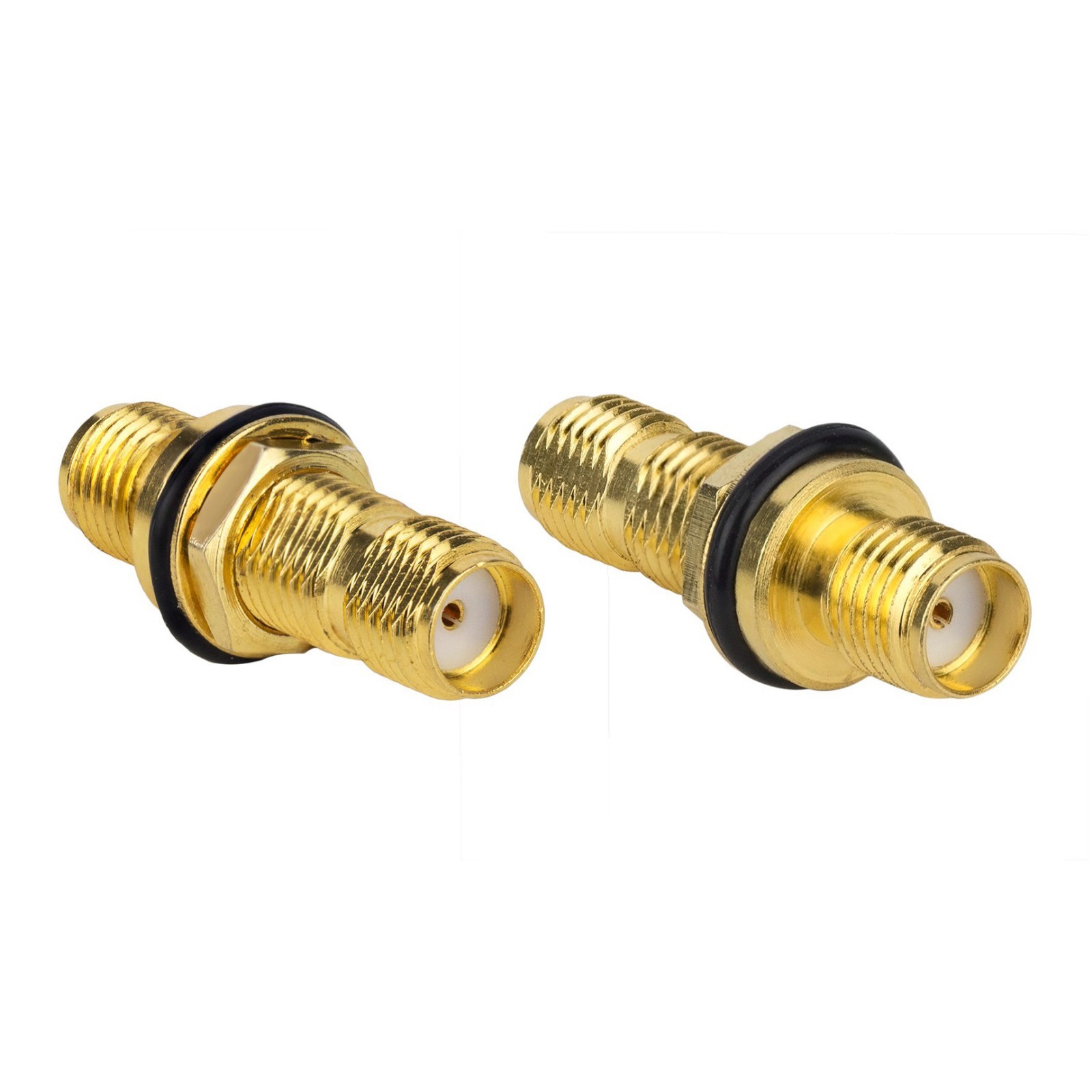 2-Pack SMA Female to SMA Female Sealed Coaxial Connecter Adapter | eBay