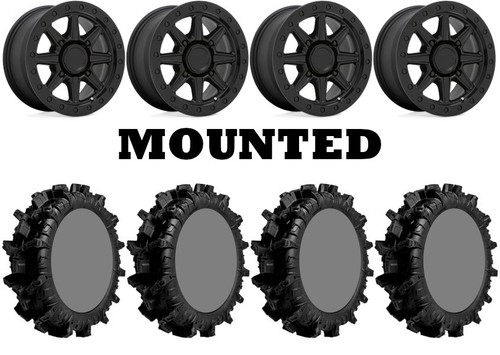 Kit 4 SuperATV Terminator MAX 32x10-15 on Webb Matte Black Nar TER | eBay