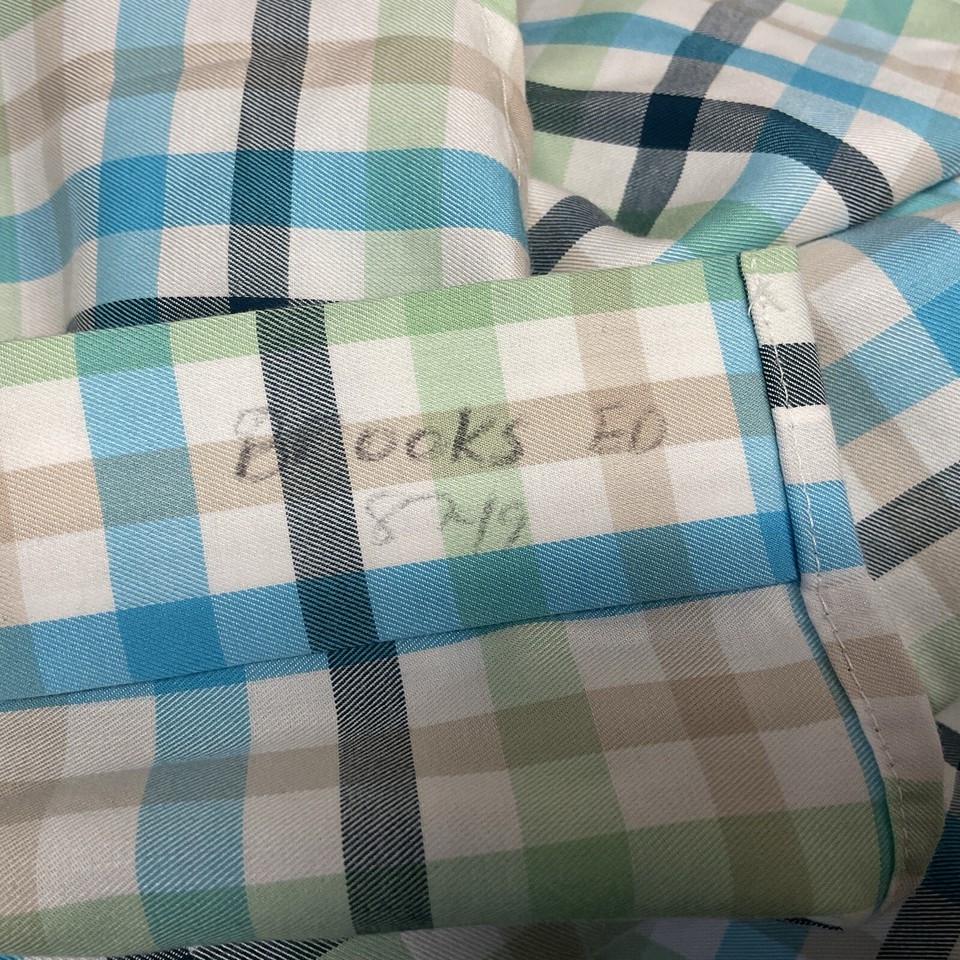 Peter Millar Crown Ease Men’s Multi Color Plaid Button Up Shirt XL Long ...