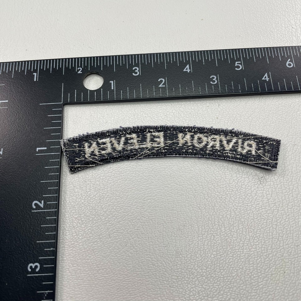 US Navy RIVER ASSAULT SQUADRON Tab Patch RIVRON ELEVEN (Rocker, UIM ...