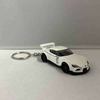 RARE KEY CHAIN WHITE TOYOTA SUPRA GR CUSTOM LIMITED EDITION 2020 2021 ...