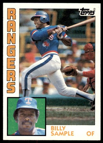 1984 Topps Billy Sample . Texas Rangers #12 | eBay