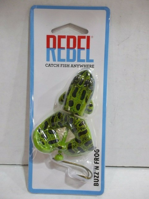 Rebel Buzz'n Frog T461 Northern Leopard Frog Topwater Lure for sale ...