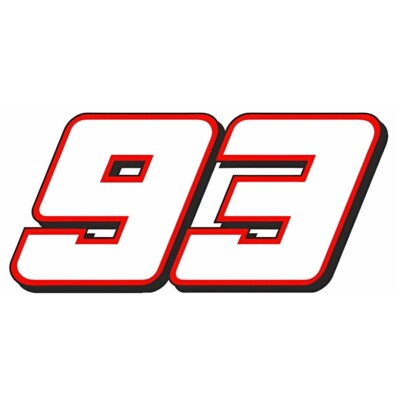 Marc Marquez #93 - MotoGP Rider Race Number High Quality Vinyl Sticker ...