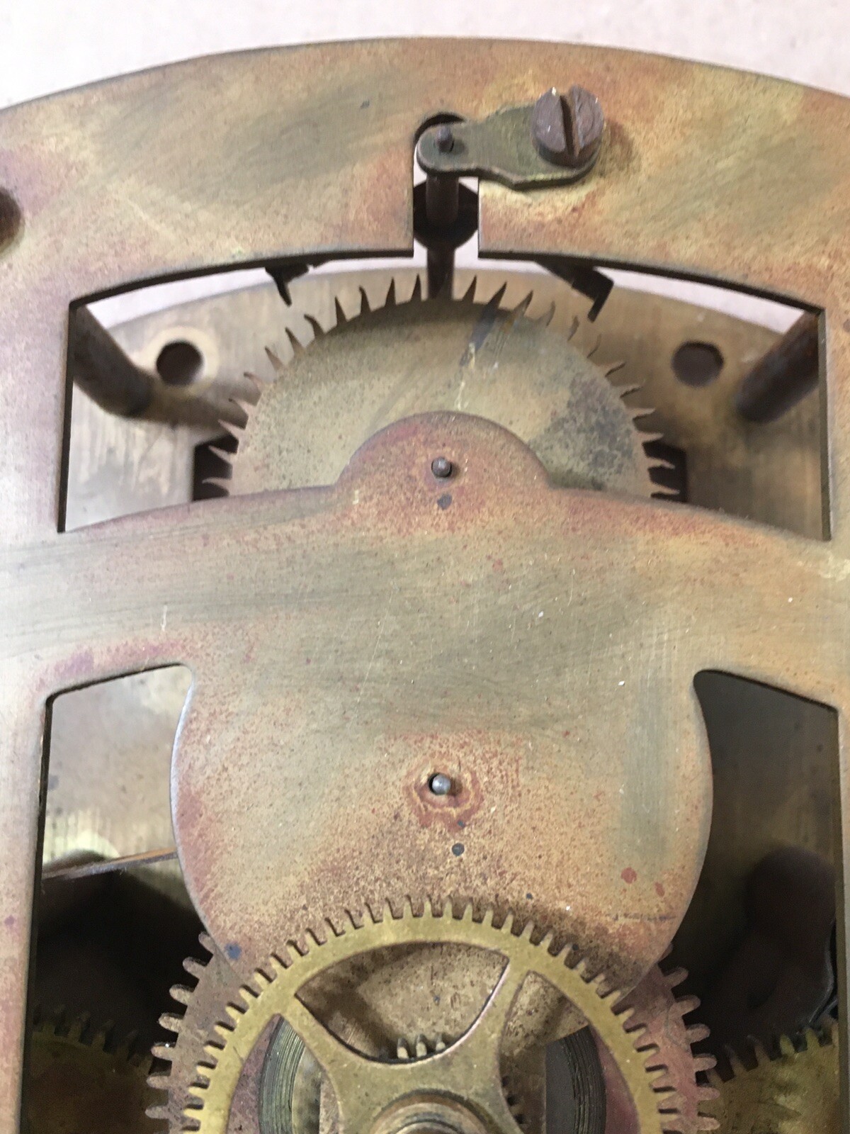 Antique Dey Time Register Clock Movement Parts #4 | eBay