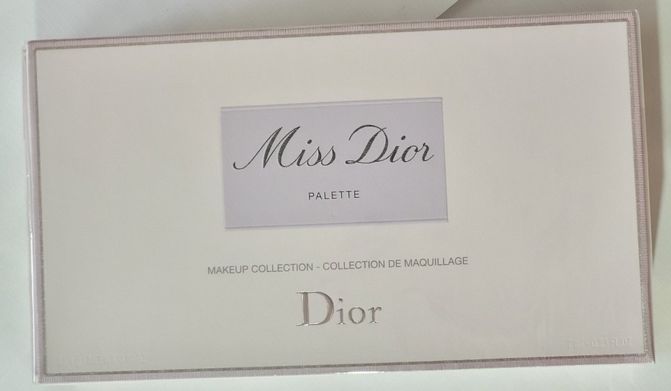 New SEALED Box Miss Dior Makeup Palette Blush Lip Eyeshadow +Silver ...