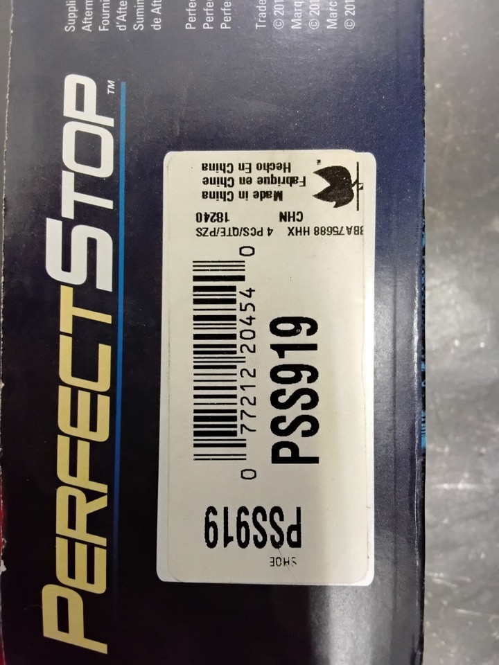 Drum Brake Shoe Perfect Stop PSS919 | eBay