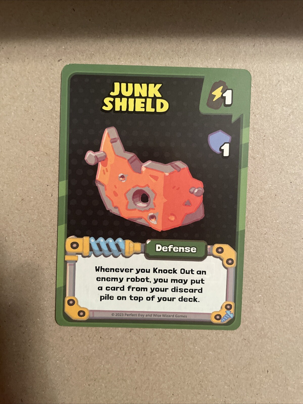 Robot Quest Arena Junk Shield Promo | eBay
