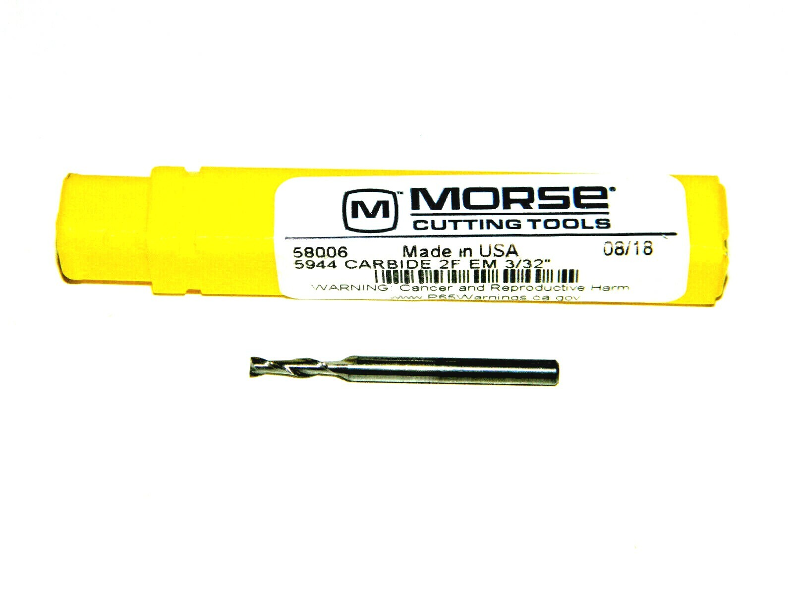 3/32" x 3/8" x 1-1/2" Regular 2 Flute END MILL Solid Carbide Made In ...