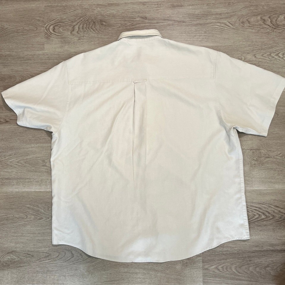 Chaps Ralph Lauren Golf Shirt Men's 2XB Golf Crest Short Sleeve Button ...