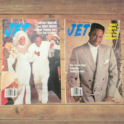 Vintage JET MAGAZINE 1998 and 1992 Whitney & Bobby Brown Lot of 2 | eBay
