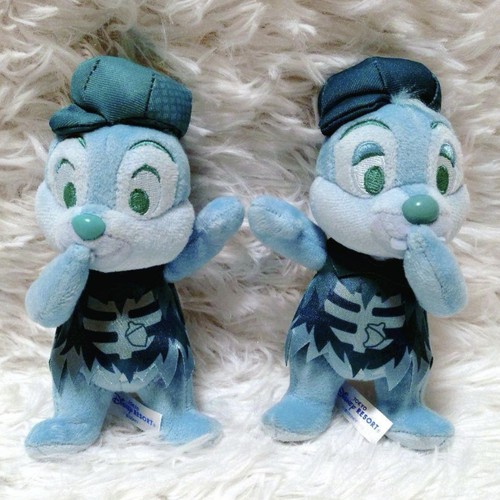 Disneyland Ghost Chip & Dale Plush Key Chain Halloween Tokyo Japan ...