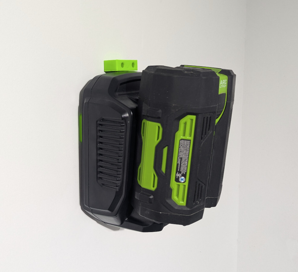 EGO Battery Charger Easy Mount Alignment Wall Bracket | Charger NOT ...