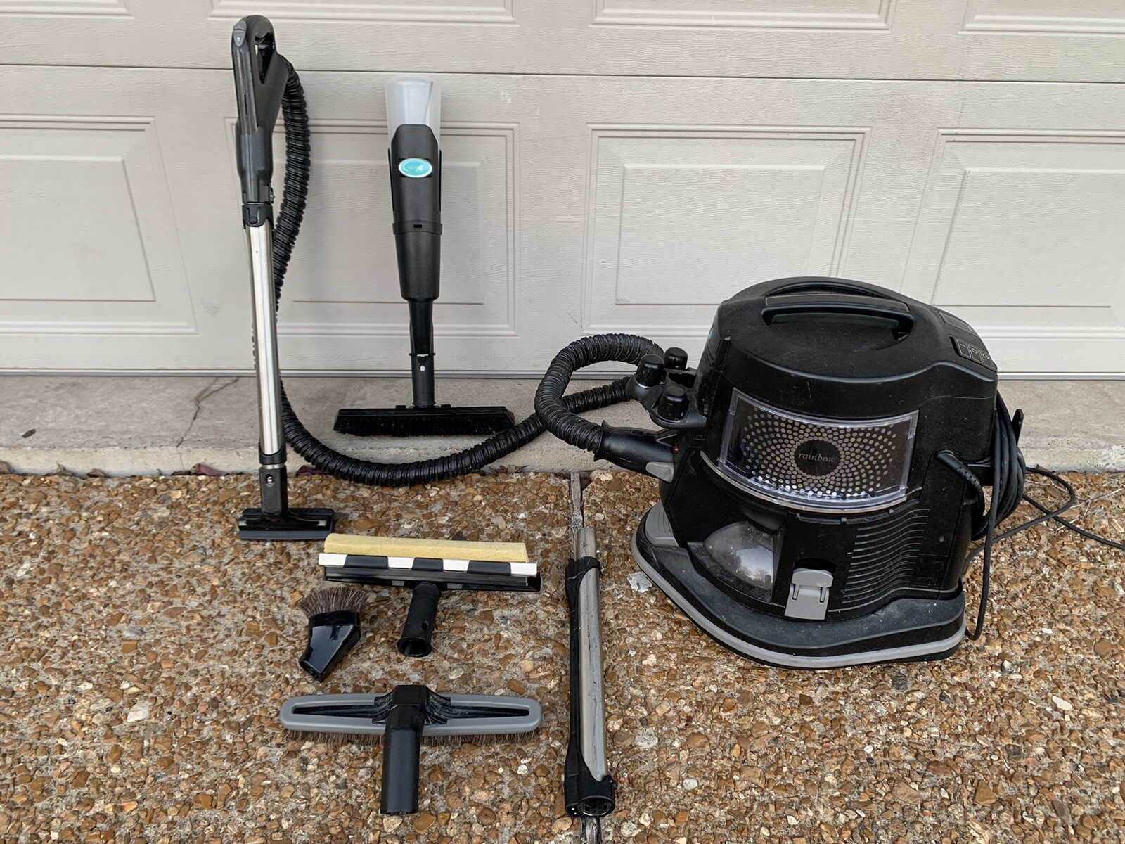 RAINBOW VACUUM, E2 Black Edition + Rainjet RJ-12 ATTACHMENTS ~ FREE ...