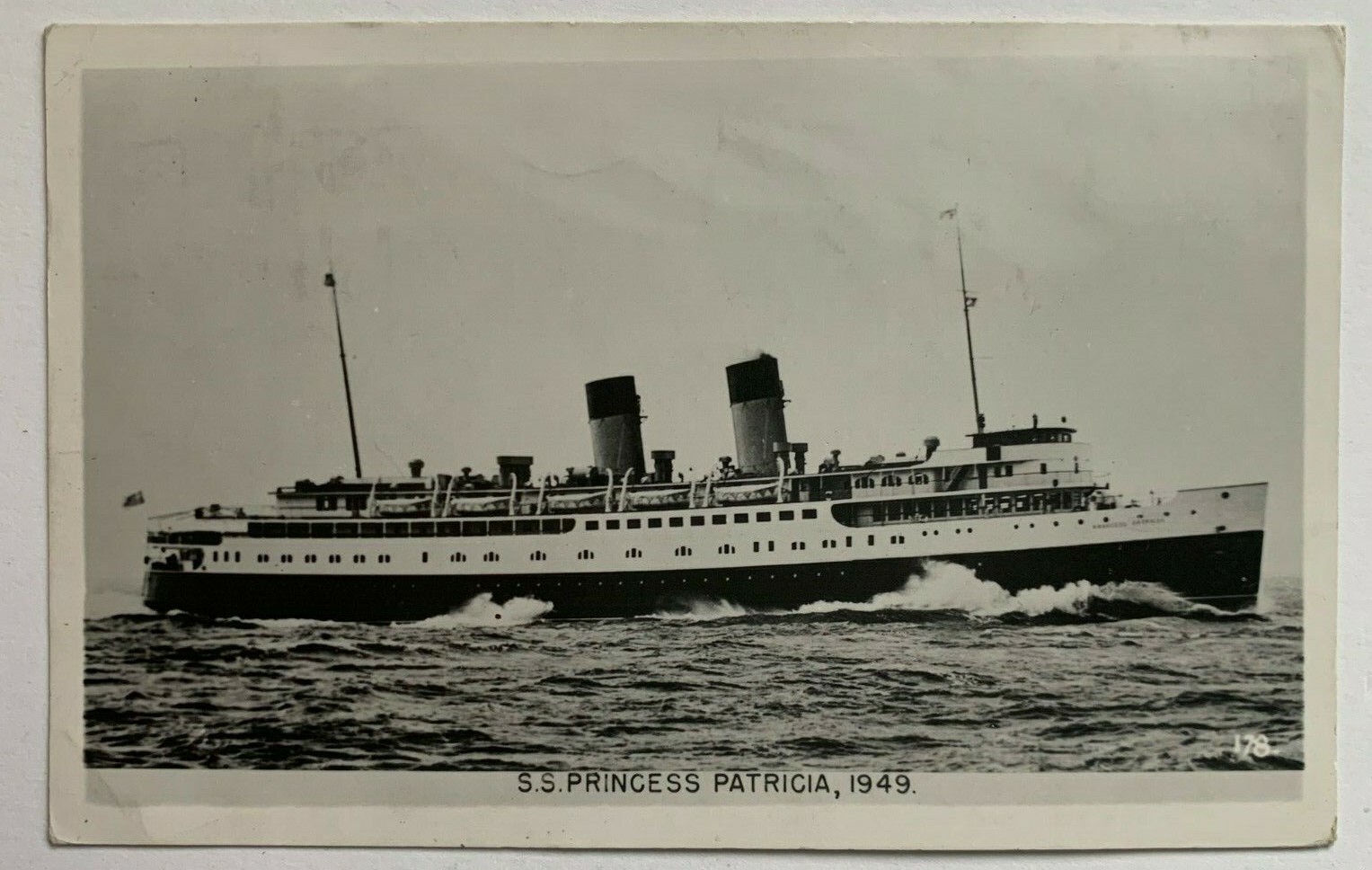 1949 RPPC Postcard SS Princess Patricia steamer ship CPR Canadian ...