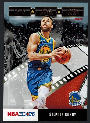 STEPHEN "STEPH" CURRY 2019-20 NBA Hoops LIGHTS CAMERA ACTION #2 WINTER ...