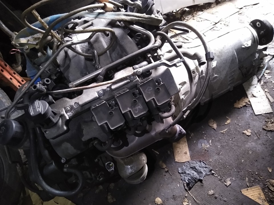 Mercedes w220 2000 S320 Petrol Complete Engine & Auto Gearbox V6 M112 ...