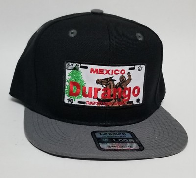 DURANGO MEXICO HAT BLACK GREY SNAP BACK ADJUSTABLE NEW | eBay