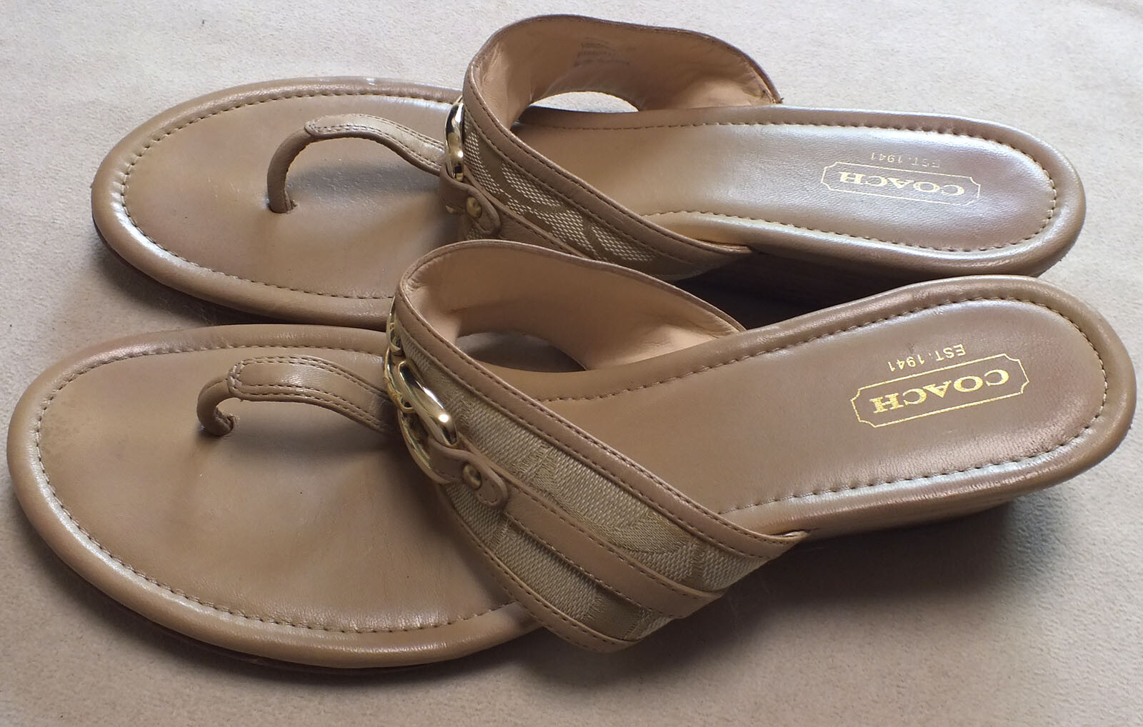 Coach Signature Virginia A8567 Women's Sandals F2080/… - Gem