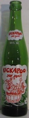 Kickapoo Joy Juice (White Label) ACL Soda Bottle 10oz. 1965 | eBay