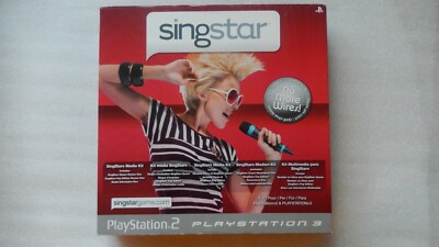 SingStar PS3/PS2 Press Kit Special Edition + Wireless Microphone Promo ...