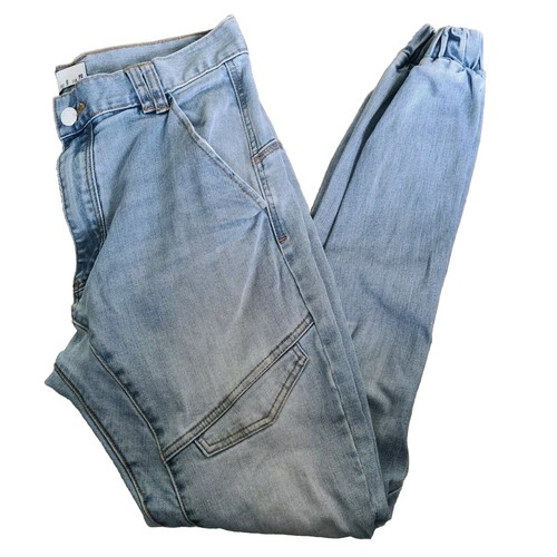 NXP Nena Pasadena Womens Tapered Leg Denim Jeans Size 9 28 Blue | eBay