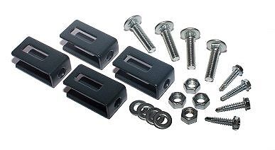 Polbram U-Verbinder mit Zaunfeld 4 Stück, RAL-Farbe 7016 5901122317388 ...