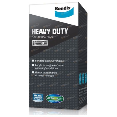 Bendix HD Rear Disc Brake Pads Set for Jeep Patriot MK 2.0L 2.4L 2007 ...