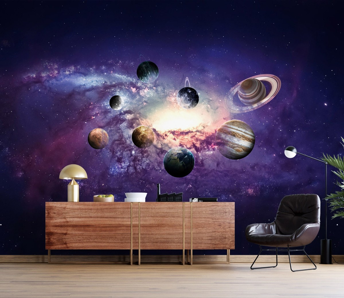 Background Planet Design Wallpaper