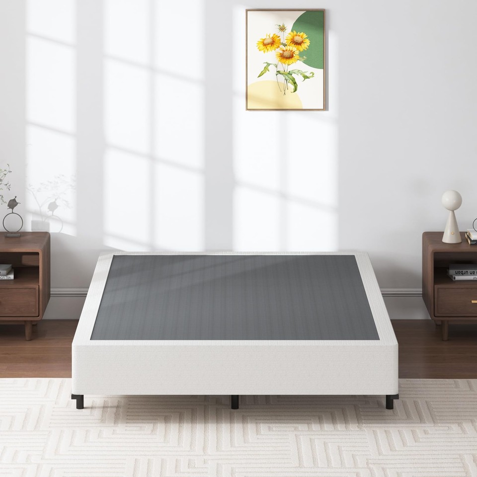 Queen Box Spring 9 Inch Box Spring For Queen Bed High Profile Metal ...