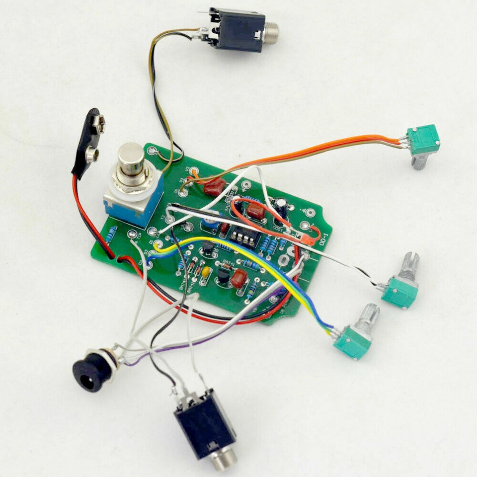 DIY Handmade Overdrive Guitar Effects Pedal Finished Board True Bypass ...