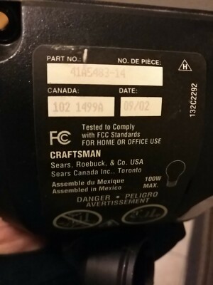 "MAIL IN REPAIR SERVICE" Craftsman 3/4 HP 41A5483-14 Logic Board | eBay