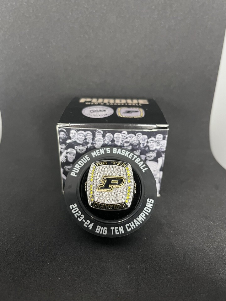 2023-24 Purdue Boilermakers Men’s Basketball Big Ten Championship Ring ...