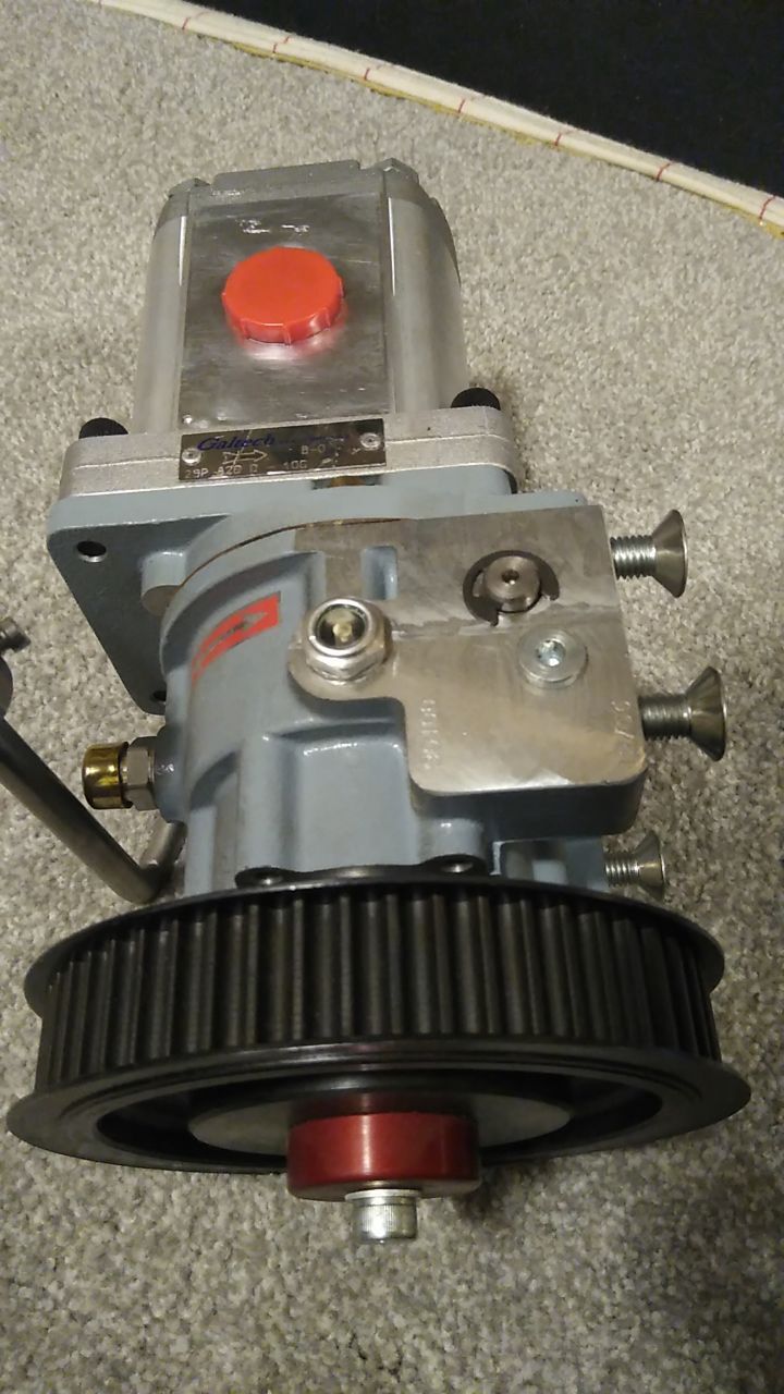 Galtech hydraulic 26cc gear pump 2SP-A-26-10G with PTO clutch and ...