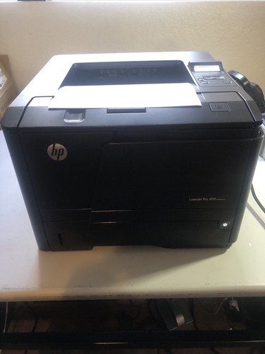 HP LaserJet Pro 400 M401DNE Laser Printer With 50%/1900 Pages Left ...