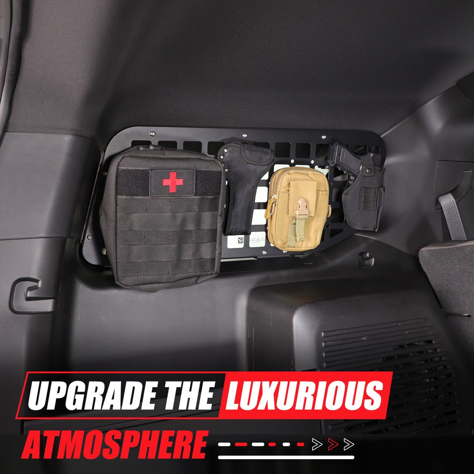 Rear Cargo Shelf Modular Trunk Storage Panels Debris Rack For Hummer EV ...