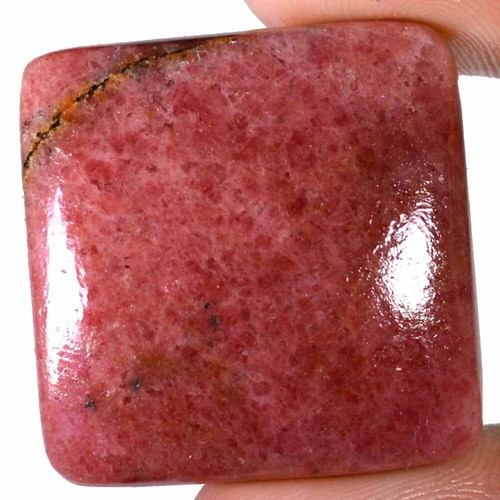 72.35 Cts 100% Natural Pink Rhodonite Cabochon 28 mm Square Loose ...